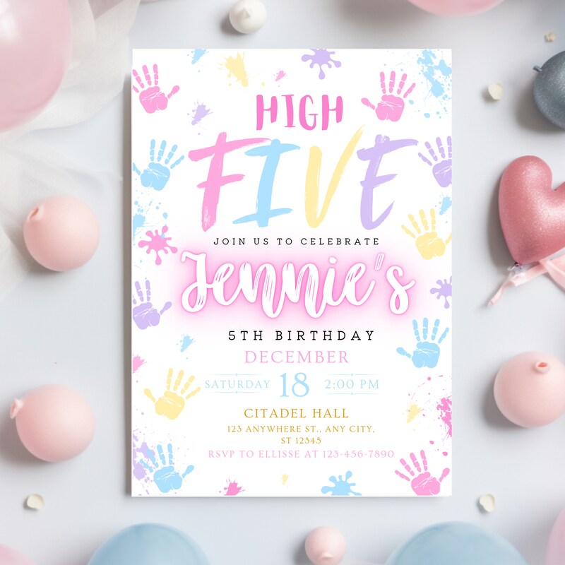High Five Birthday - Etsy