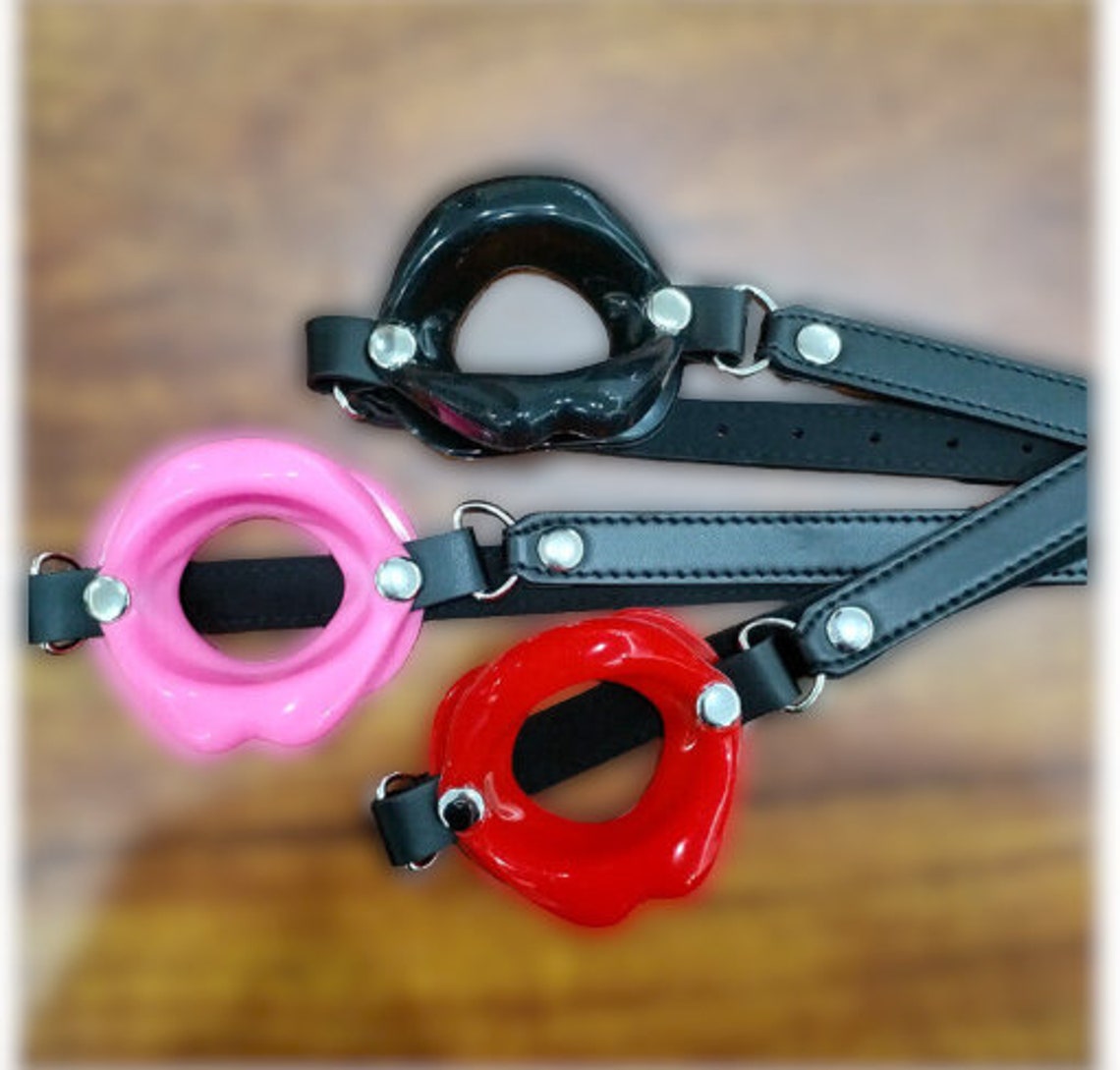 Adjustable Bondage Lips Gag Open Mouth Deep Throat Restraint Harness ...
