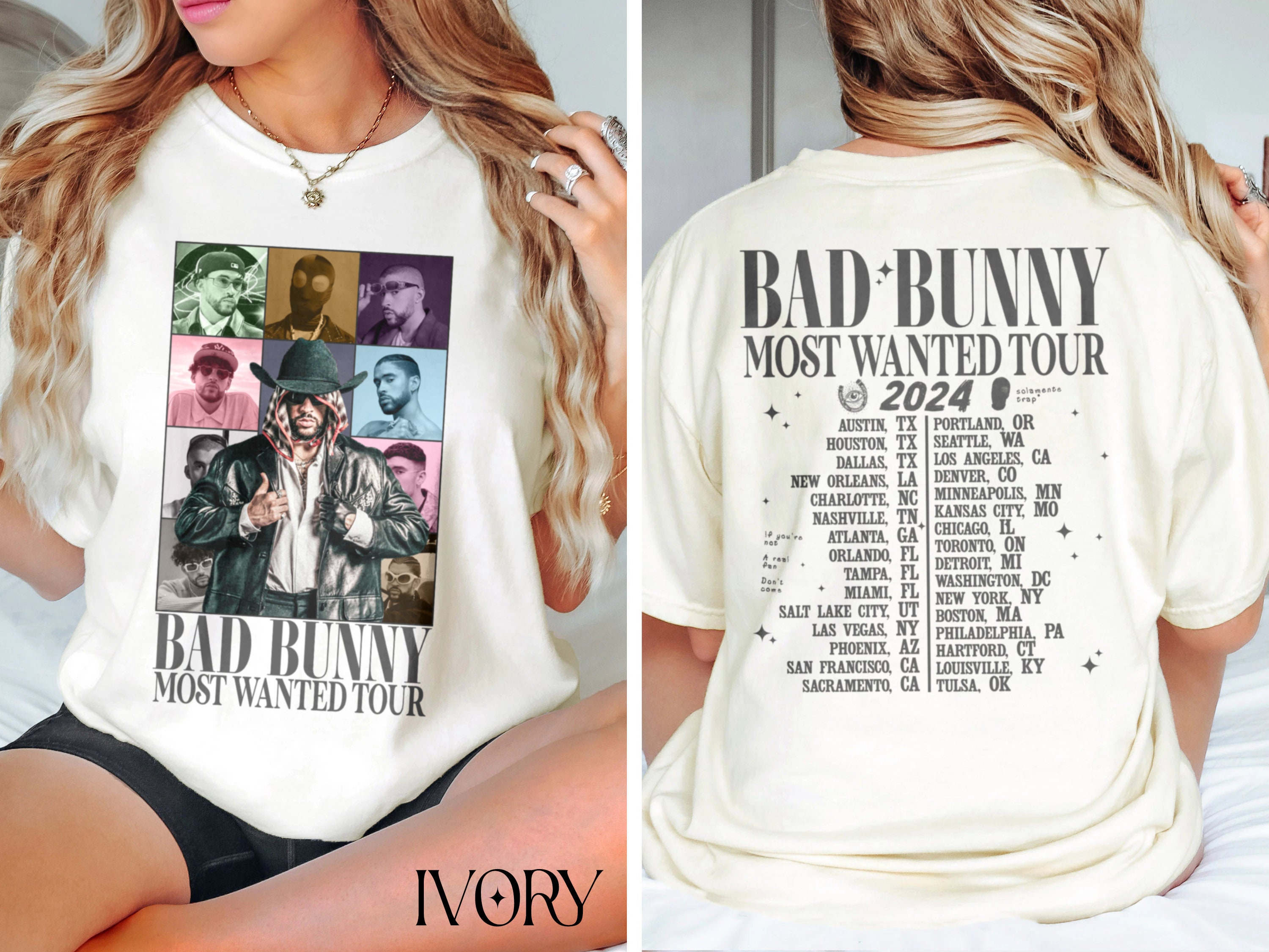 Bad Bunny Most Wanted ERA Tour 2024 Shirt, Bad Bunny Nadie Sabe Shirt ...