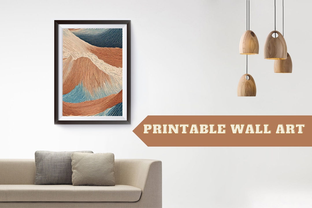 Wave Line Art Minimalist Sea Love With Elegant Lines Waves Line Art ...