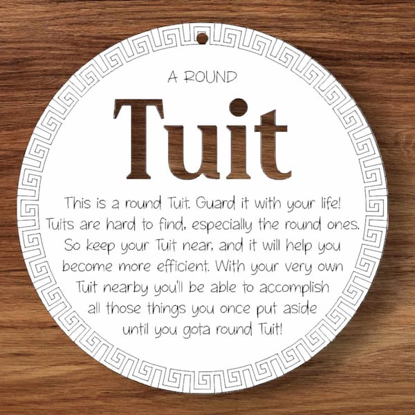Round Tuit - Etsy