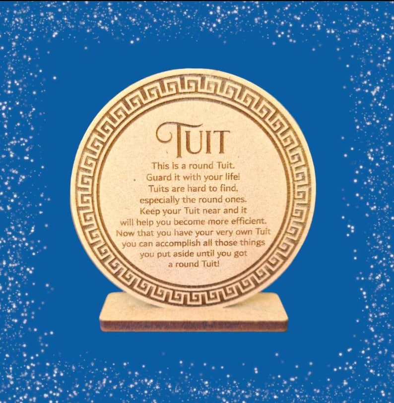 A - Round - Tuit - Etsy