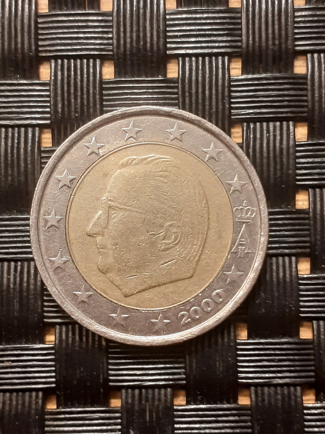 Pièce rare, Pièce de 2 euros 2000 Belgique Albert II. - Etsy France
