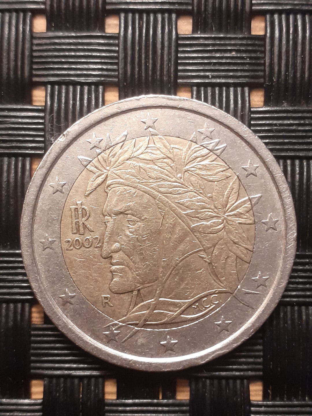 Rare pièce Pièce de 2 euros 2002 Italie Dante Alighieri. - Etsy France