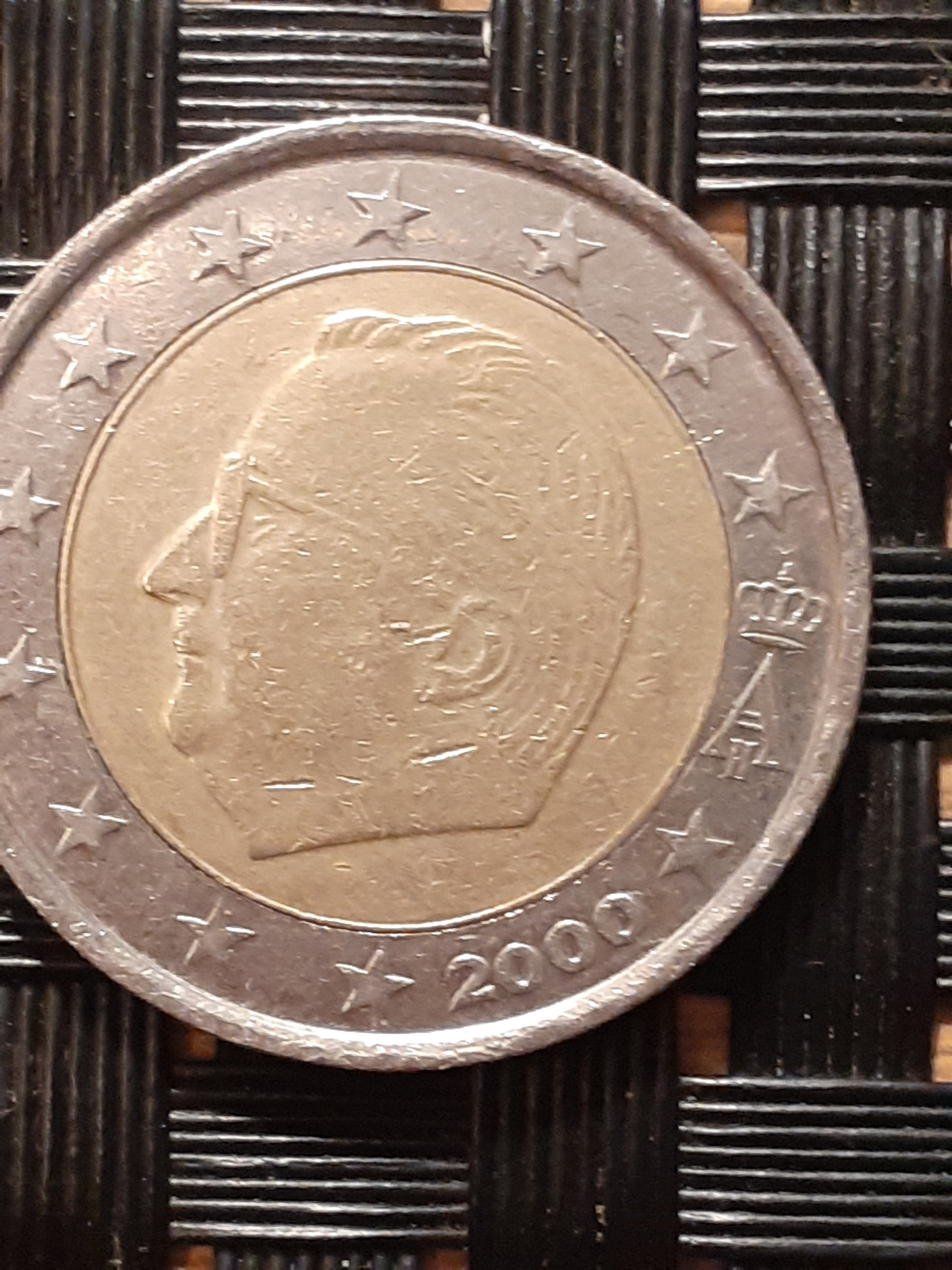 Pièce rare, Pièce de 2 euros 2000 Belgique Albert II. - Etsy France