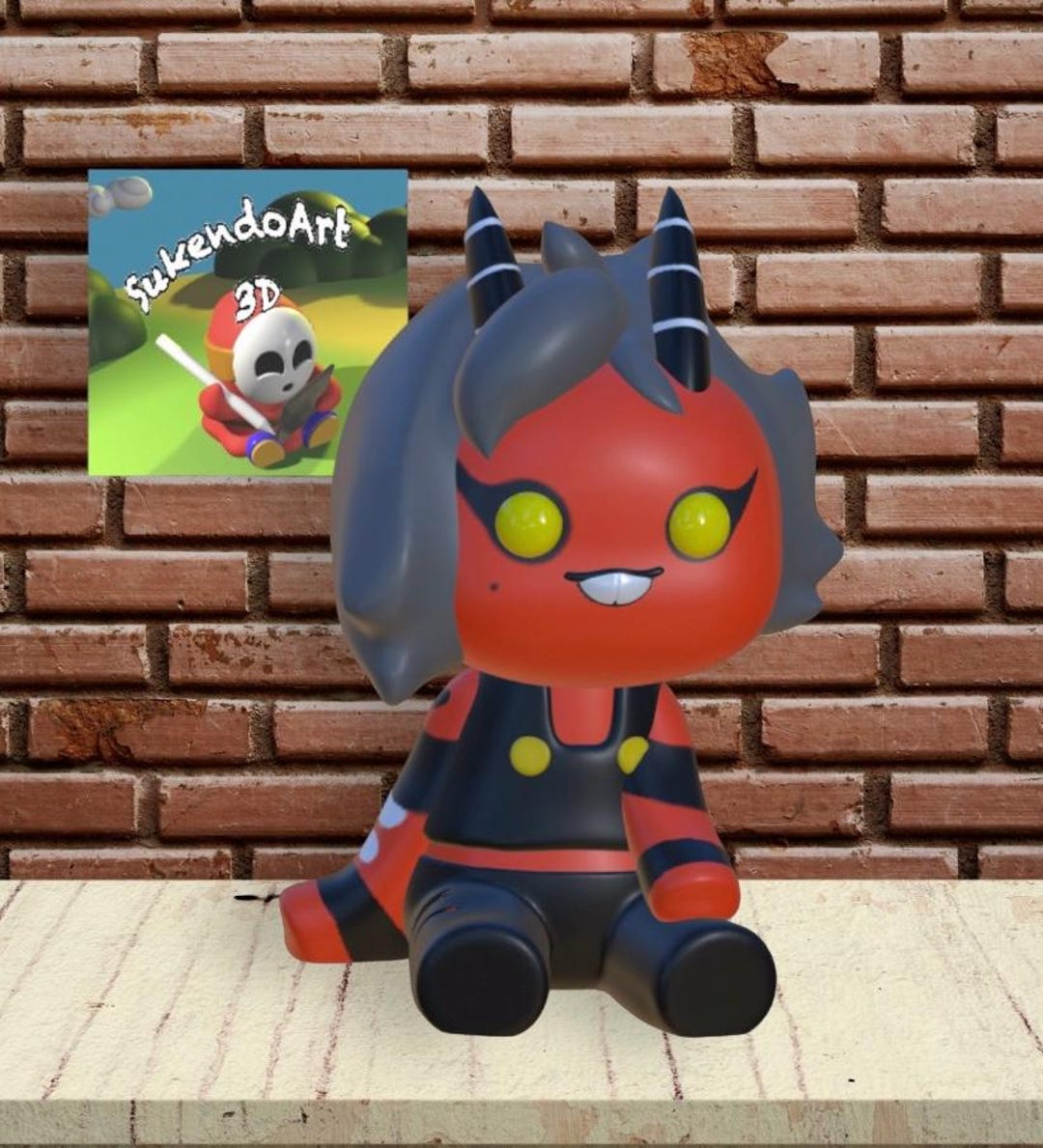 Millie CHIBI HELLUVA BOSS Stl File for 3d Printing - Etsy