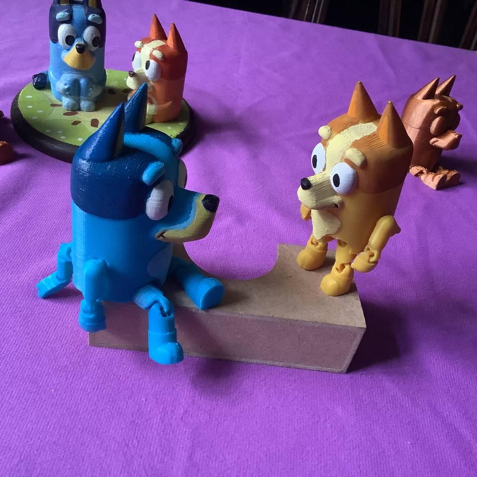 Flexible BLUEY and BINGO STL File Without Supports - Etsy