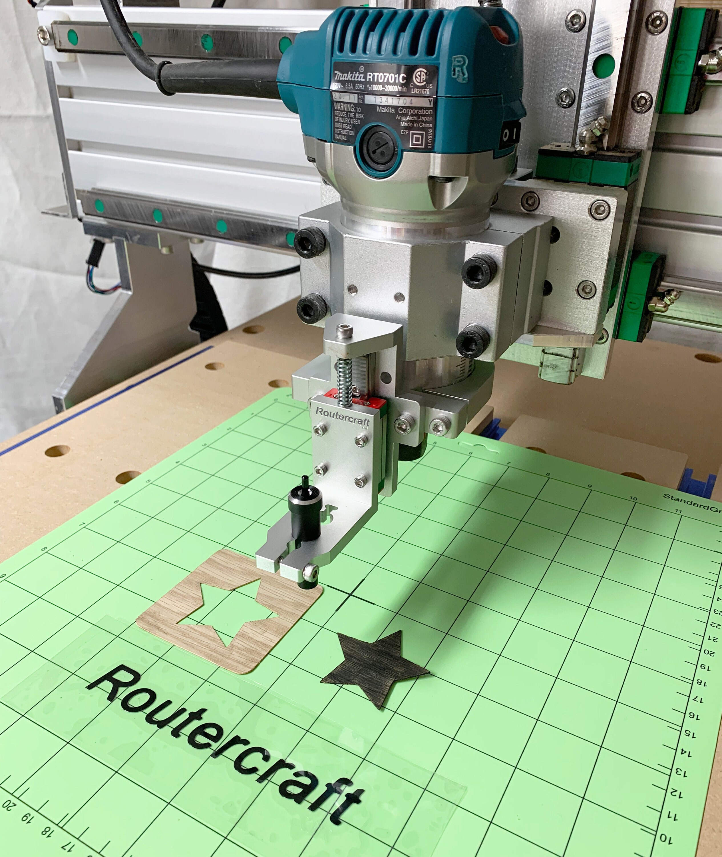 3- in 1- Multicraft CNC Attachment/ Pen Holder, Drag Knife Cutter ...