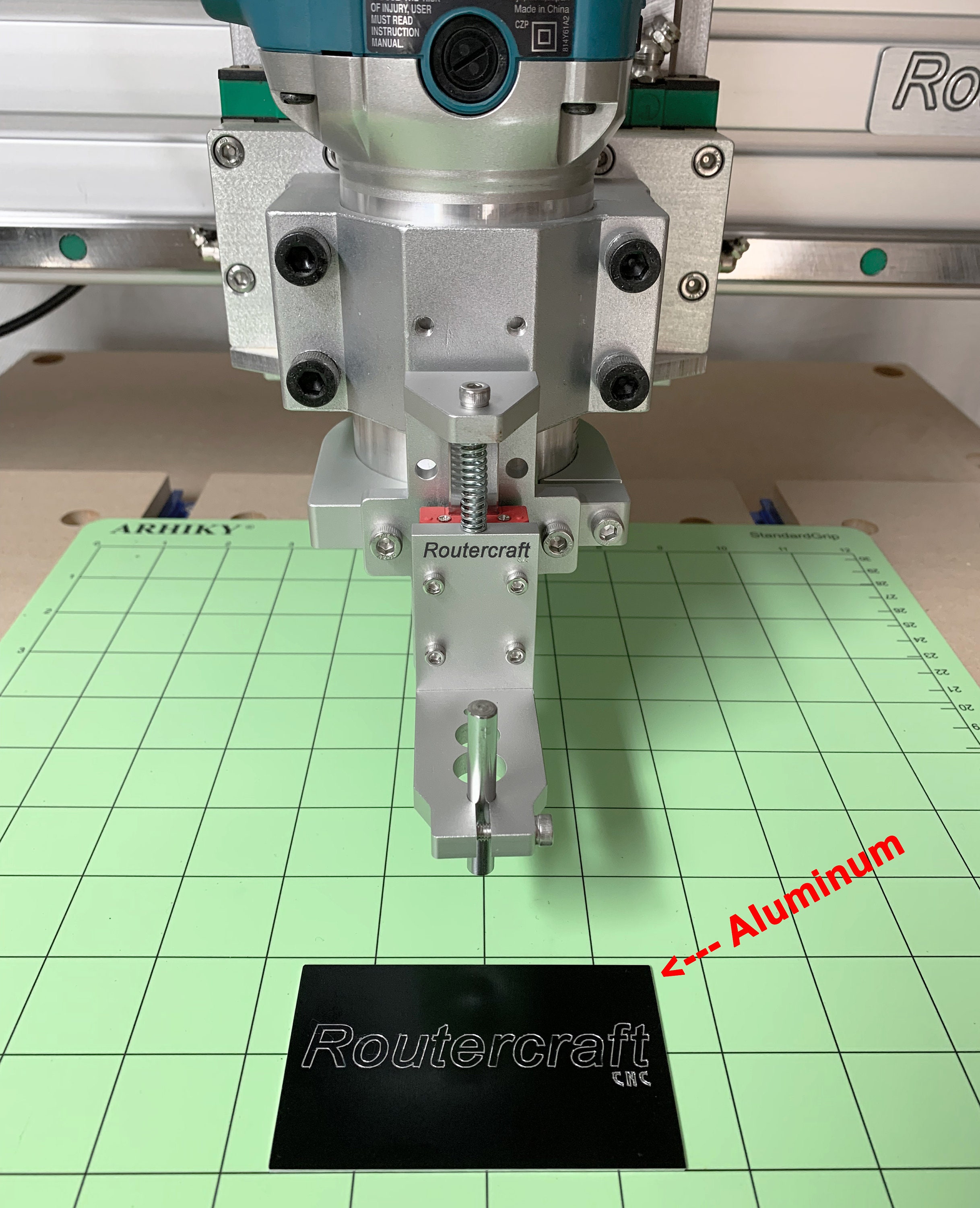 3-in-1 CNC Attachment: Pen Plotter + Drag Knife + Diamond Engraver for ...