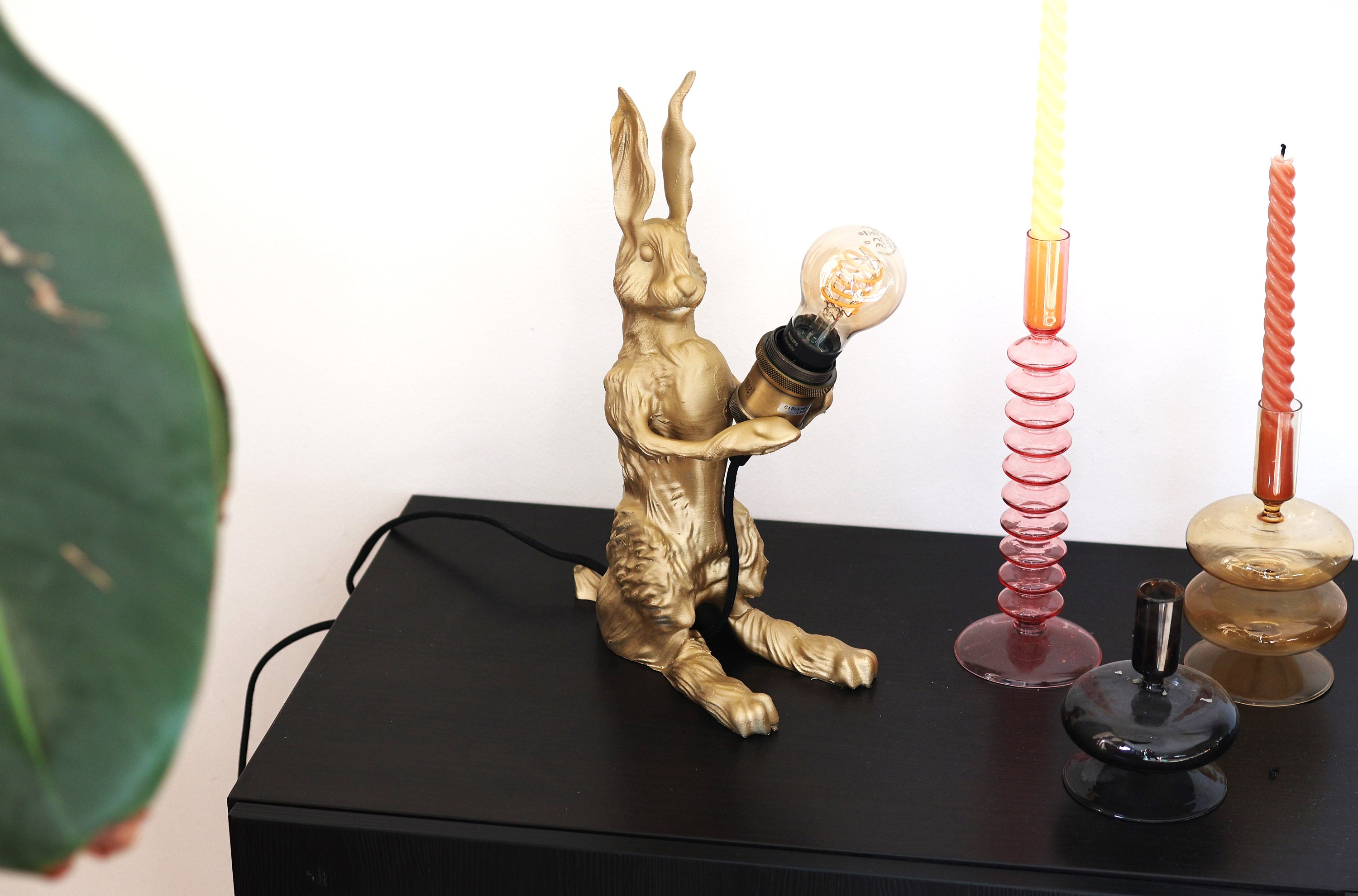 Hare Design Lamp STL File - Etsy