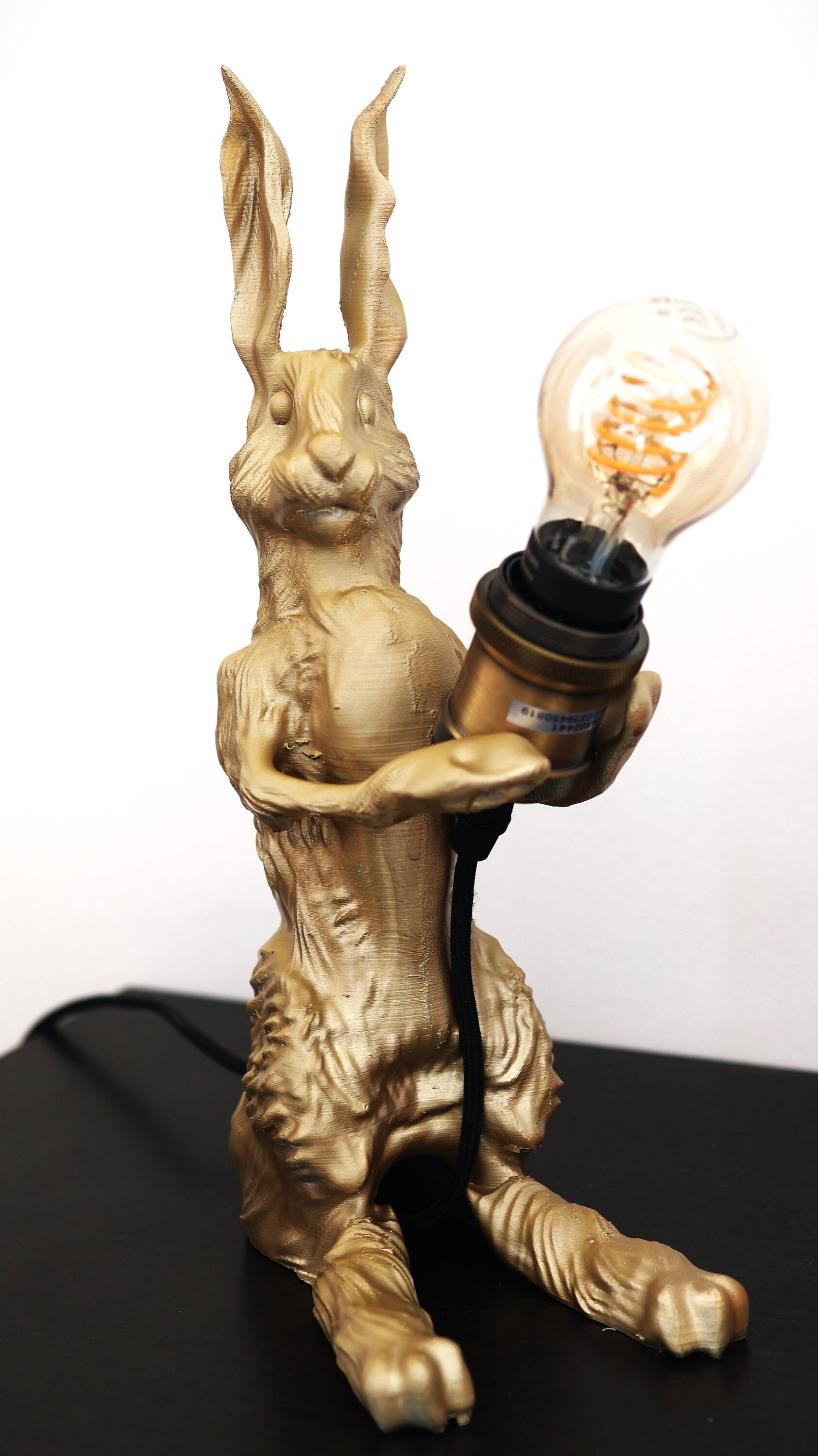 Hare Design Lamp STL File - Etsy