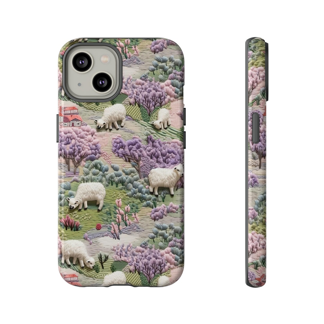 Little Bo Peep Lost Her Sheep Phone Case | Charming 3D Embroidery ...