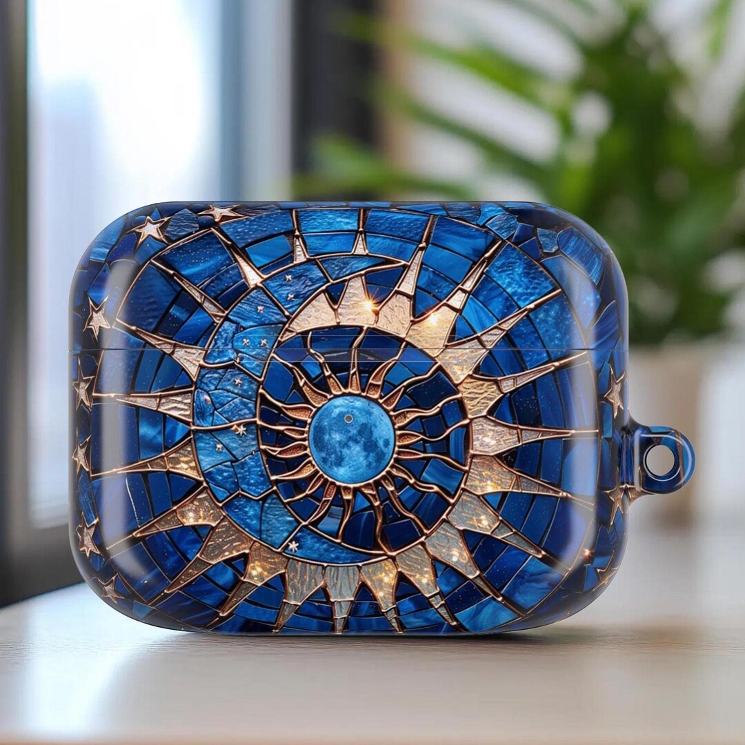 Celestial Moon Stars AirPod Protective Shell Case, Starry Night Sky ...