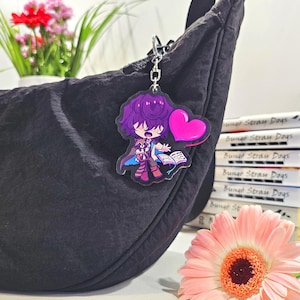 BSD Keychains Dazai, Chuuya, Ranpo, Fyodor, Nikolai, Sigma, Poe ...