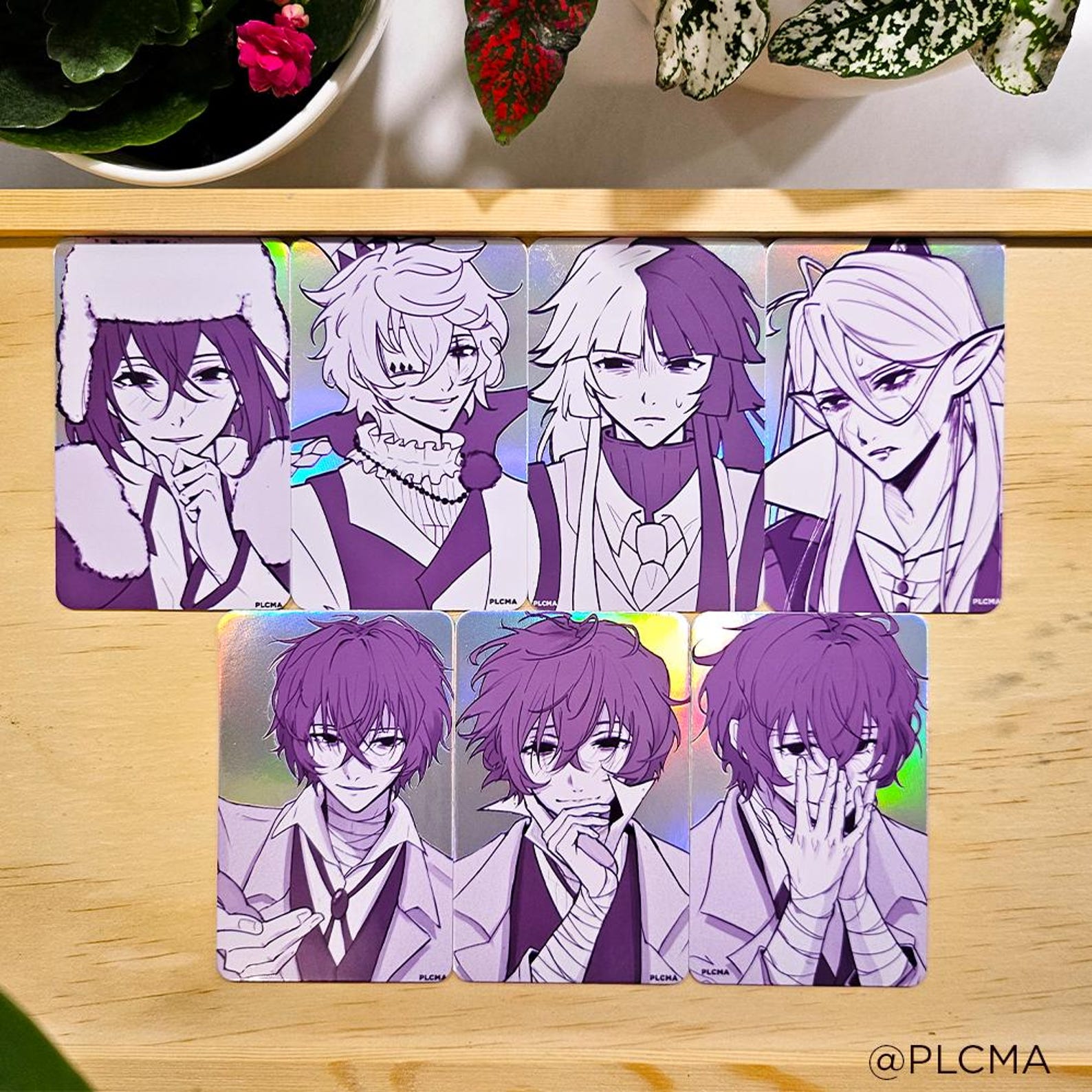 BSD Photocards - Fyodor, Nikolai, Sigma, Bram, Dazai - Bungo Stray Dogs ...