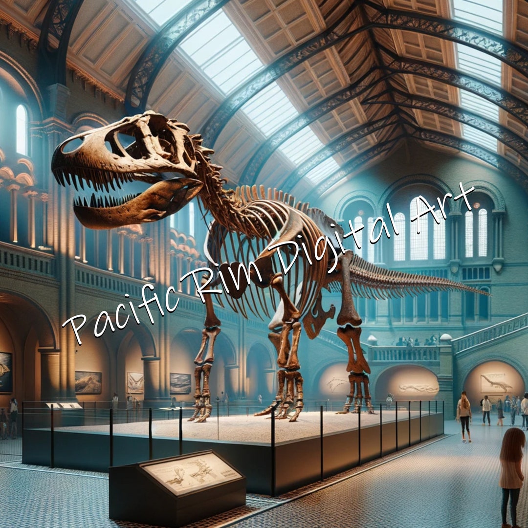 Tyrannosaurus Rex Skeleton. High Quality, High Resolution Print ...