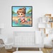 Cartoon Kids in Playful Settings. for Babies and Small Children's Rooms ...