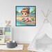 Cartoon Kids in Playful Settings. for Babies and Small Children's Rooms ...