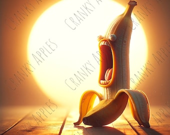 Funny Screaming Silly Asparagus Digital Art Hilarious Ugly Veggies ...