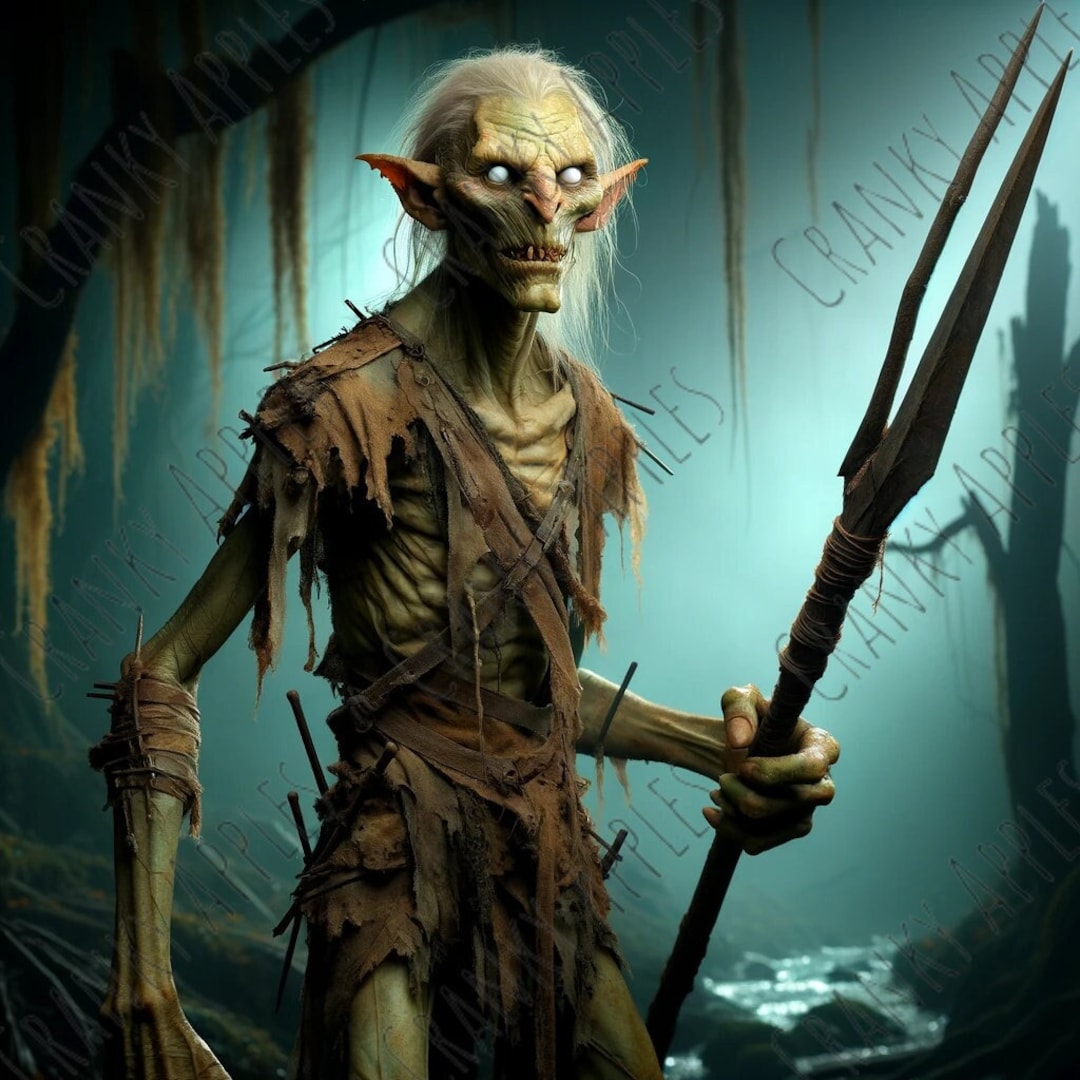 Troll Rogue Scavenger Looter Raider Digital Art Fantasy Artwork Instant ...