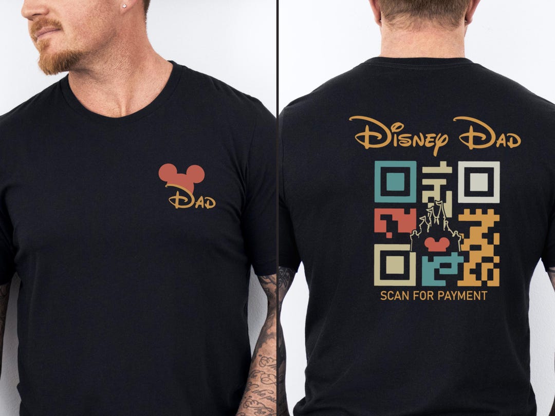 Disney Dad Scan for Payment Shirt, Funny Dad Shirt, Disney Shirt ...