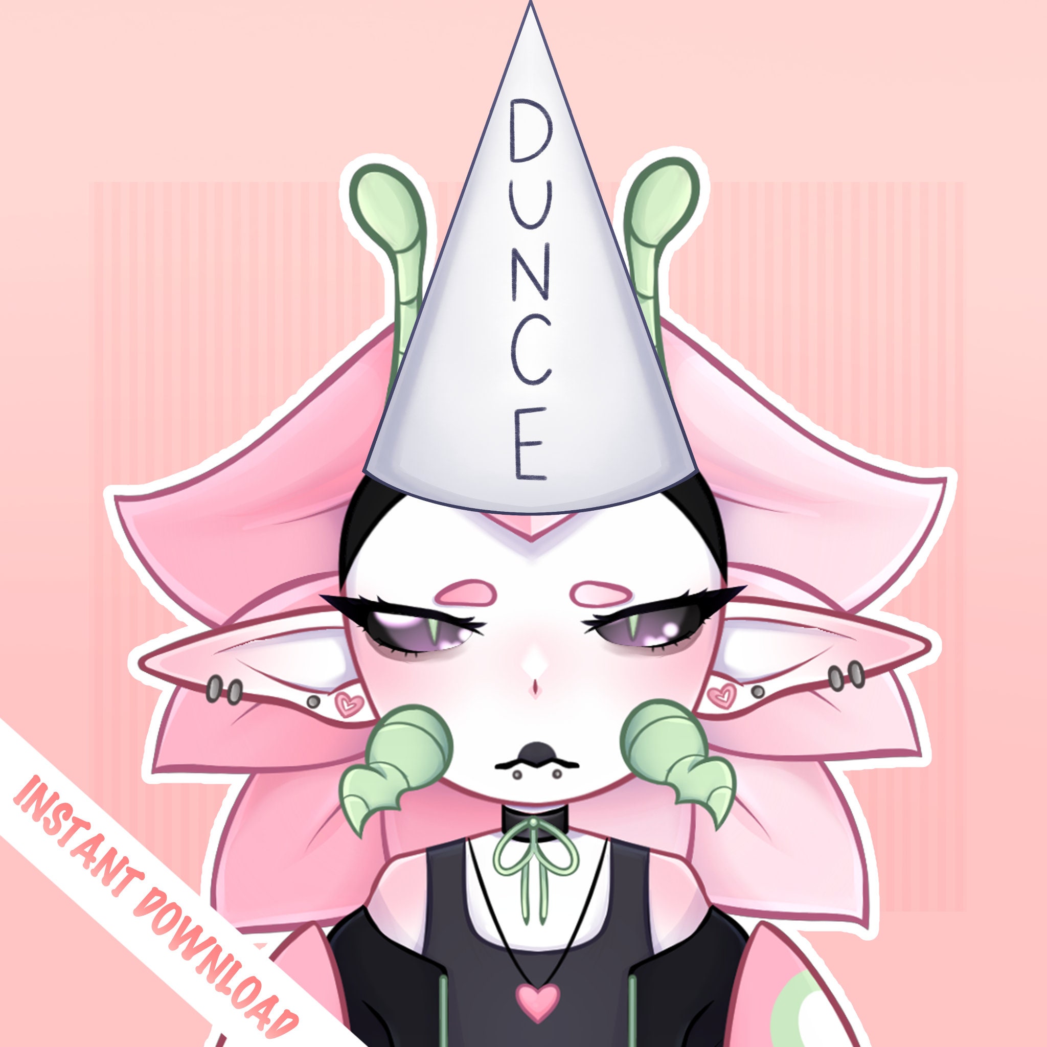 HQ Dunce Hat Vtuber Funny Assets, Vtuber Cool Accessory, Un-rigged ...