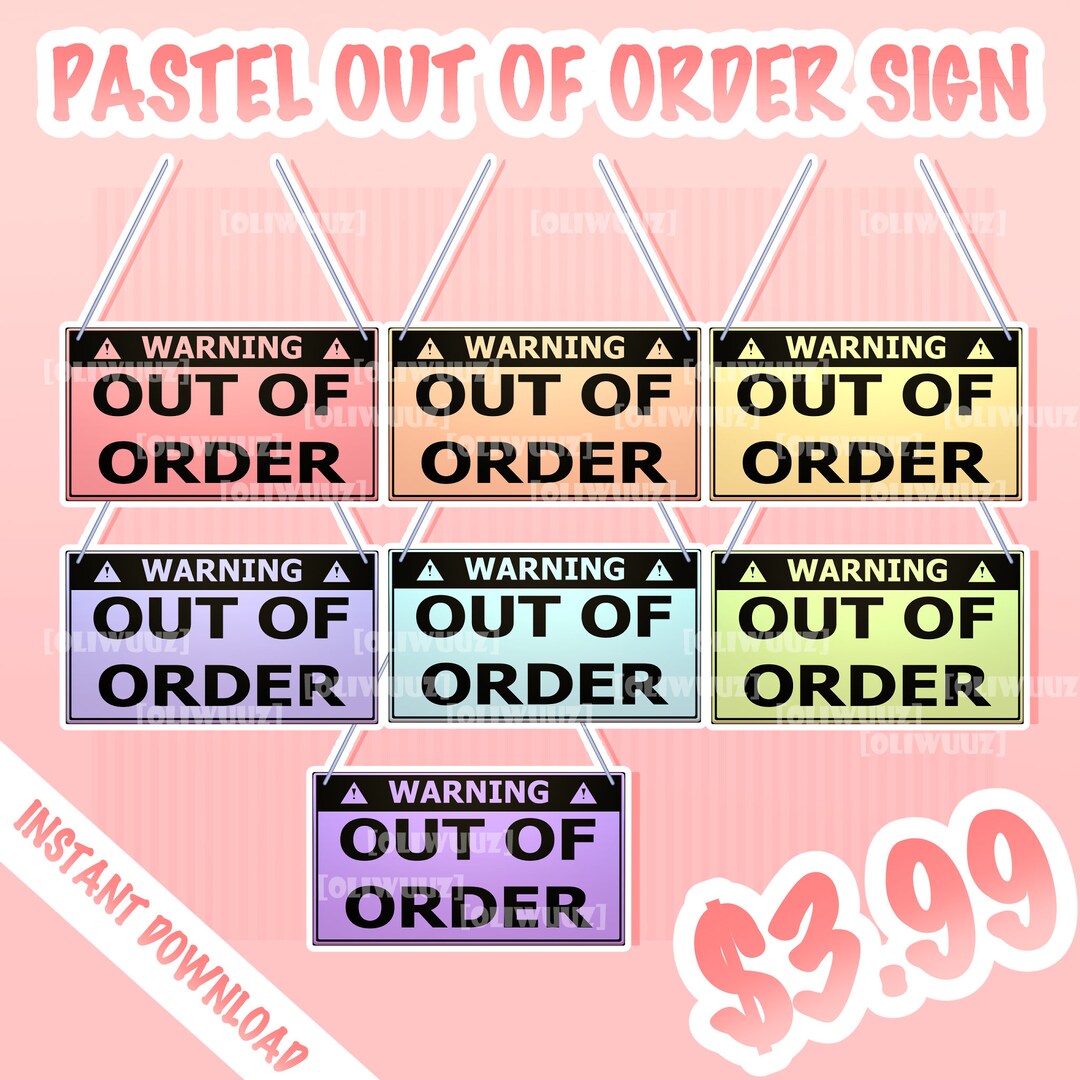 HQ Funny Warning Sign Asset Bundle, Vtuber Cool Accessory, Un-rigged ...