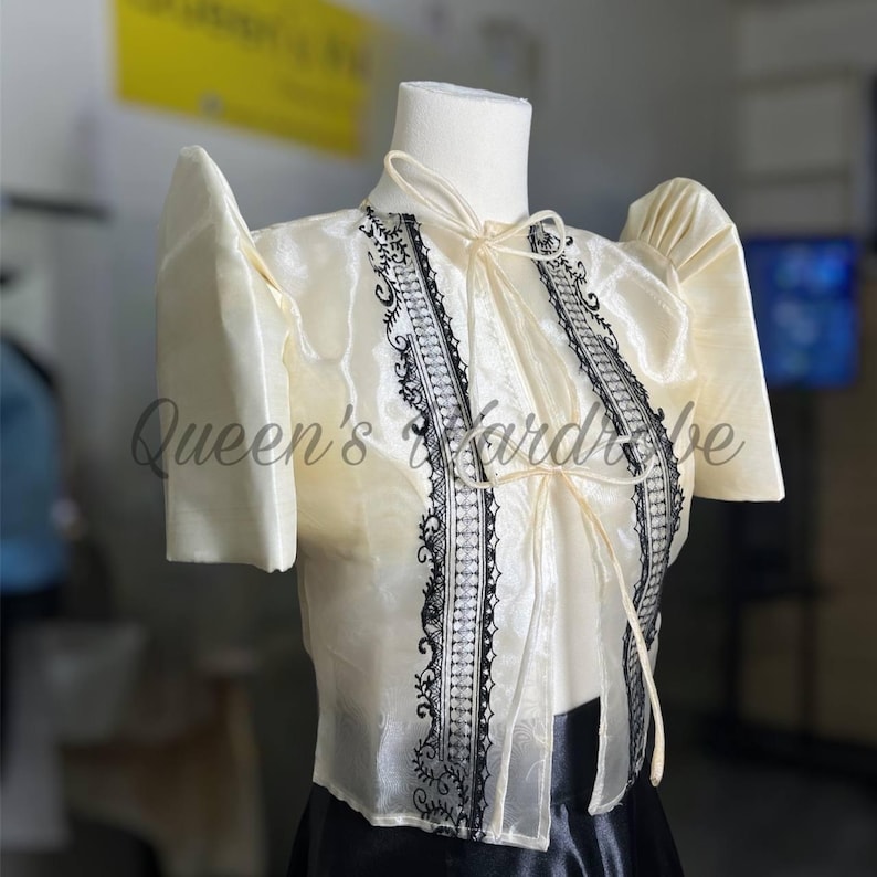 Filipiniana Bolero Style With Conquette Style - Etsy