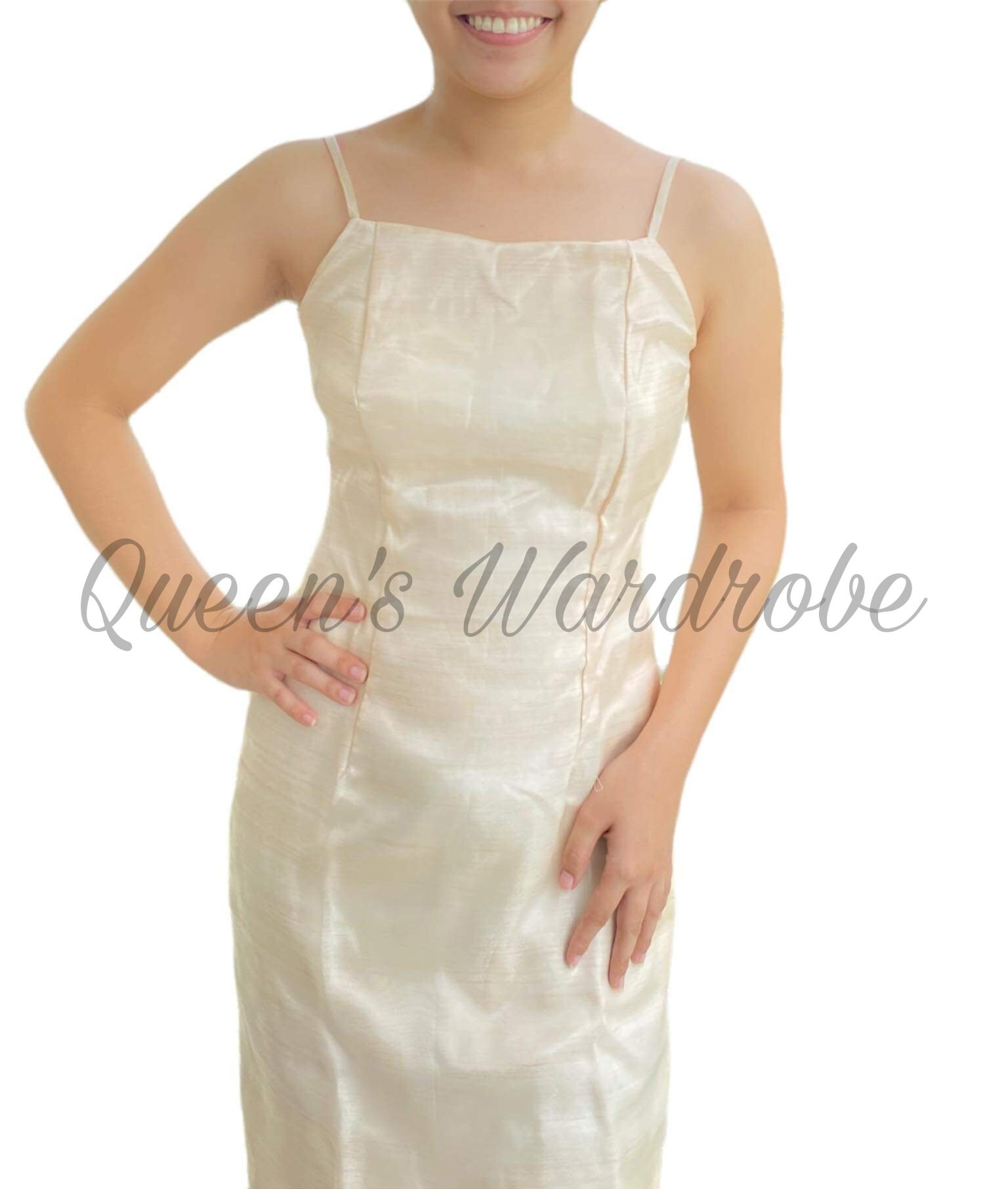 Traditional Filipiniana Maria Clara Alampay With Spaghetti Strap Inner ...