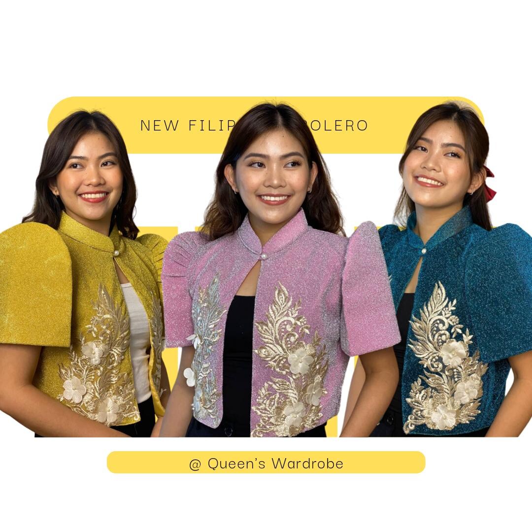 Filipiniana Bolero With Candy Crush Fabric - Etsy