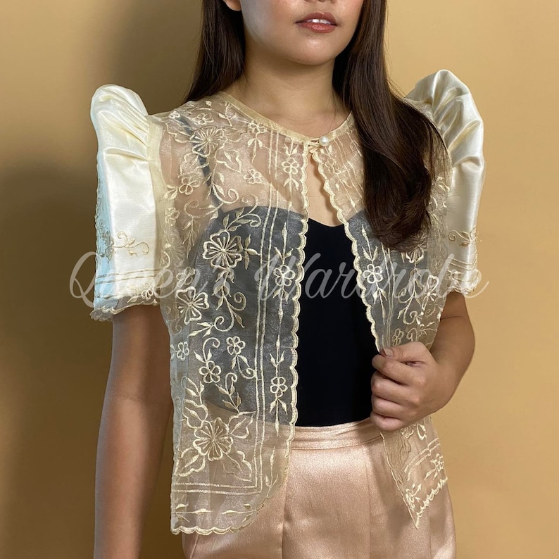 Filipiniana Butterfly Sleeves Bolero Coat - Etsy