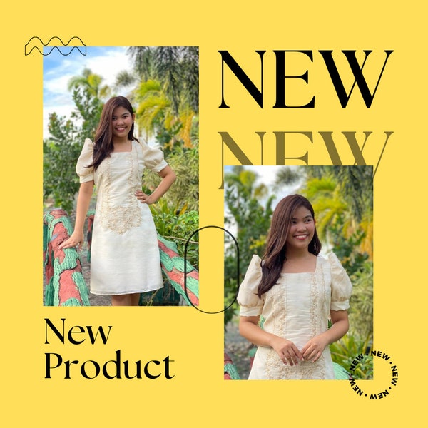 Filipiniana Dress - Etsy