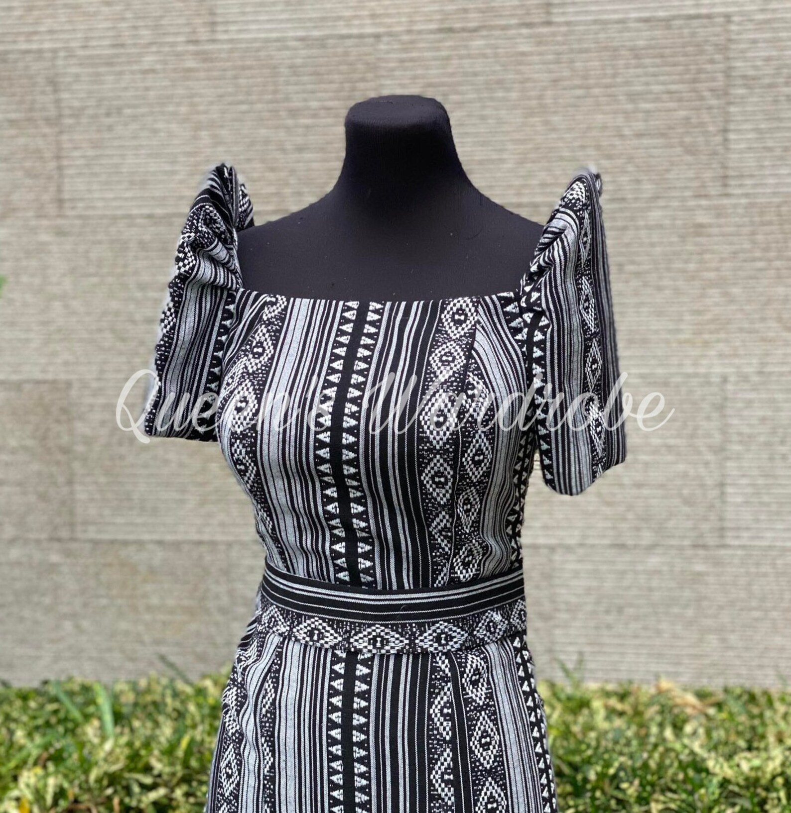 Inabel Filipiniana Serpentina Dress - Ethnic Design - Etsy