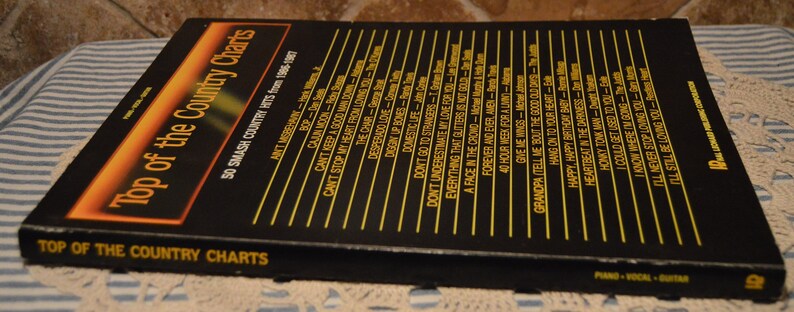 50 Smash Country Hits From 1986-1987~top of the Country Charts~piano ...