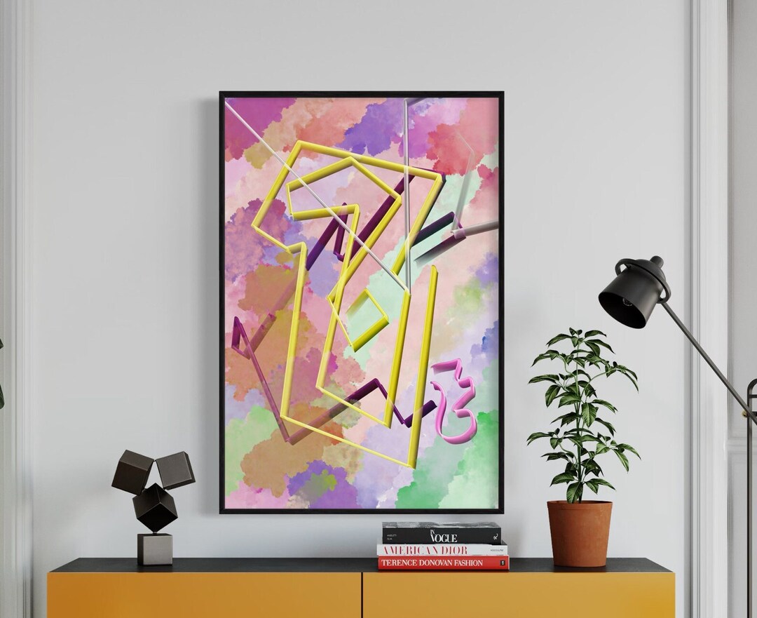 Painting 24x36 Abstract Art Pastel Abstract - Etsy