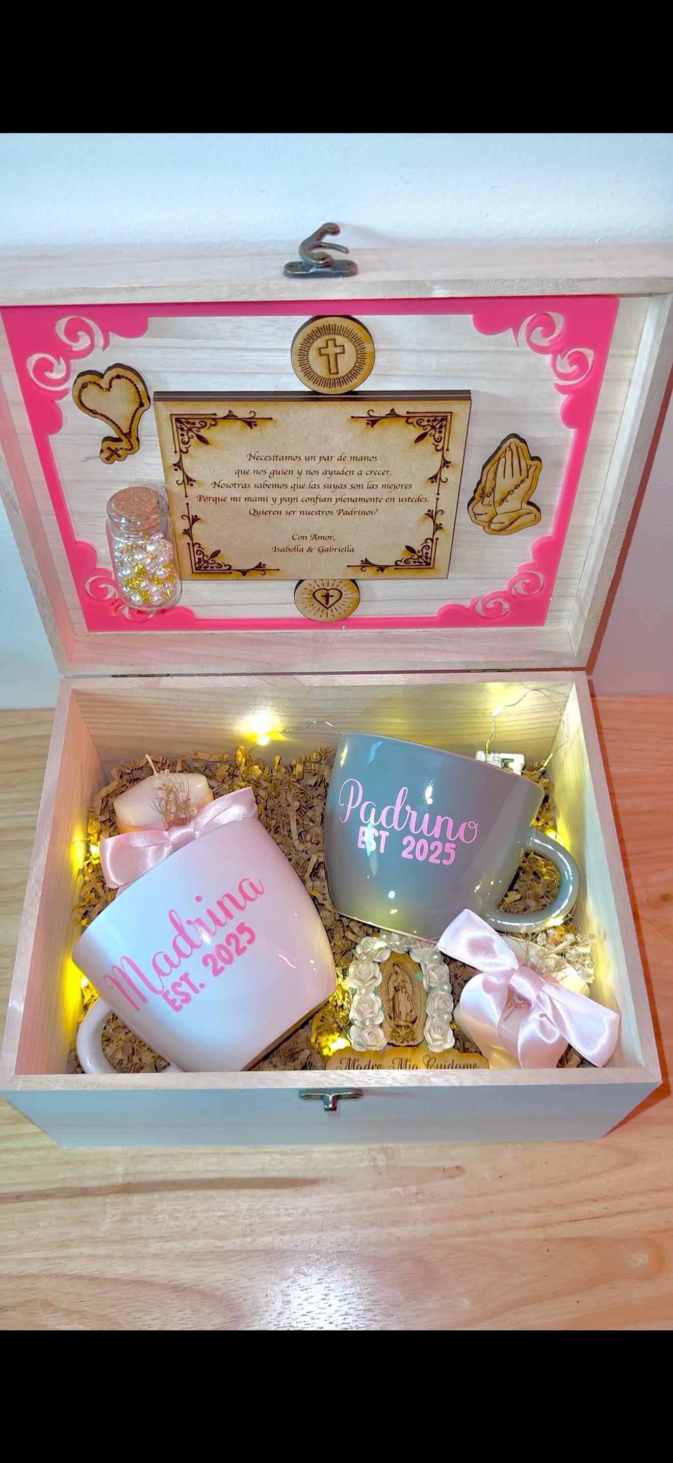 Godparent Proposal Box : Propuesta Para Padrinos - Etsy