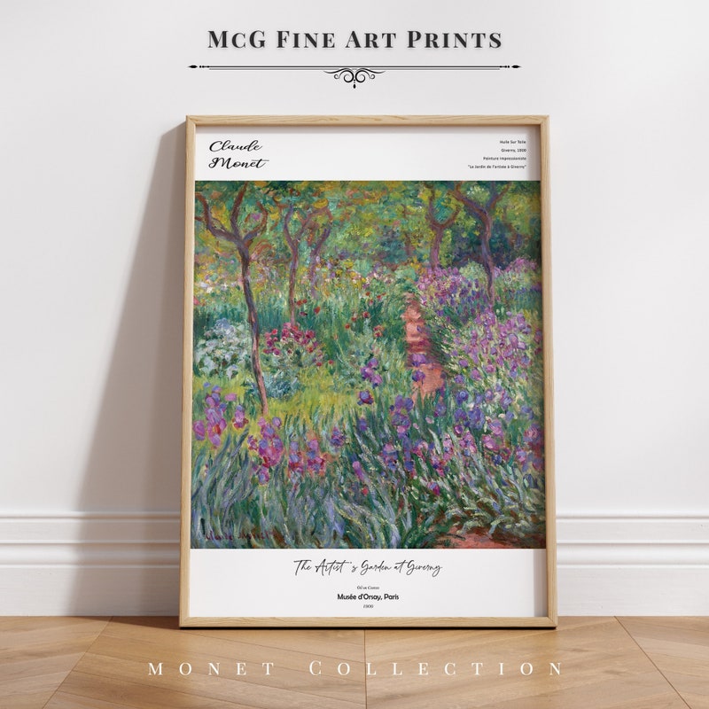 The Artists Garden at Giverny - Etsy New Zealand