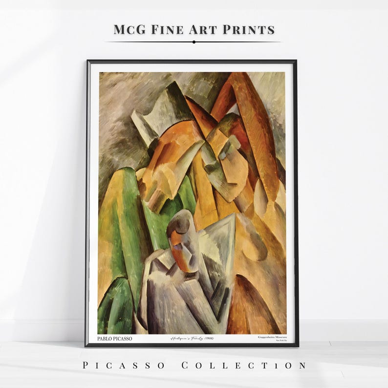 Harlequins Family Picasso Gallery Wall Art Print Mid Century Modern ...