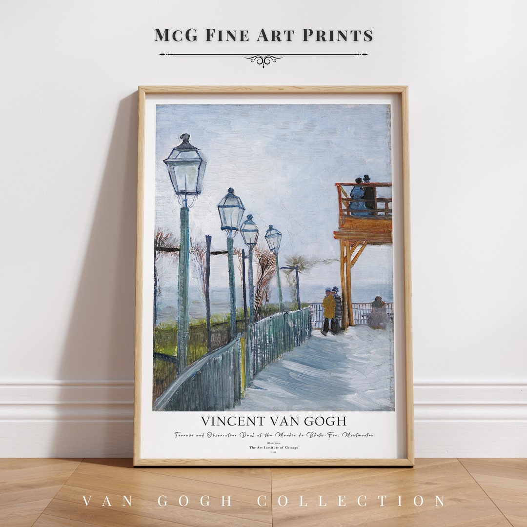 Terrace and Observation Deck Van Gogh Print Gallery Wall Art Poster ...