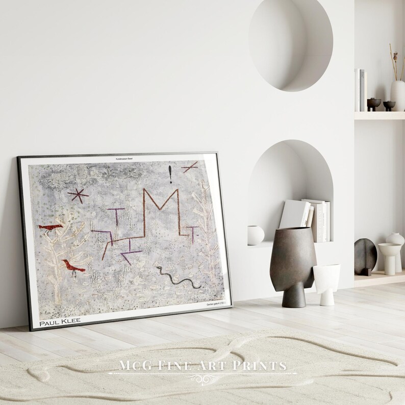 Garden Gate K Paul Klee Print Modern Minimalist Gallery Wall Art Poster ...