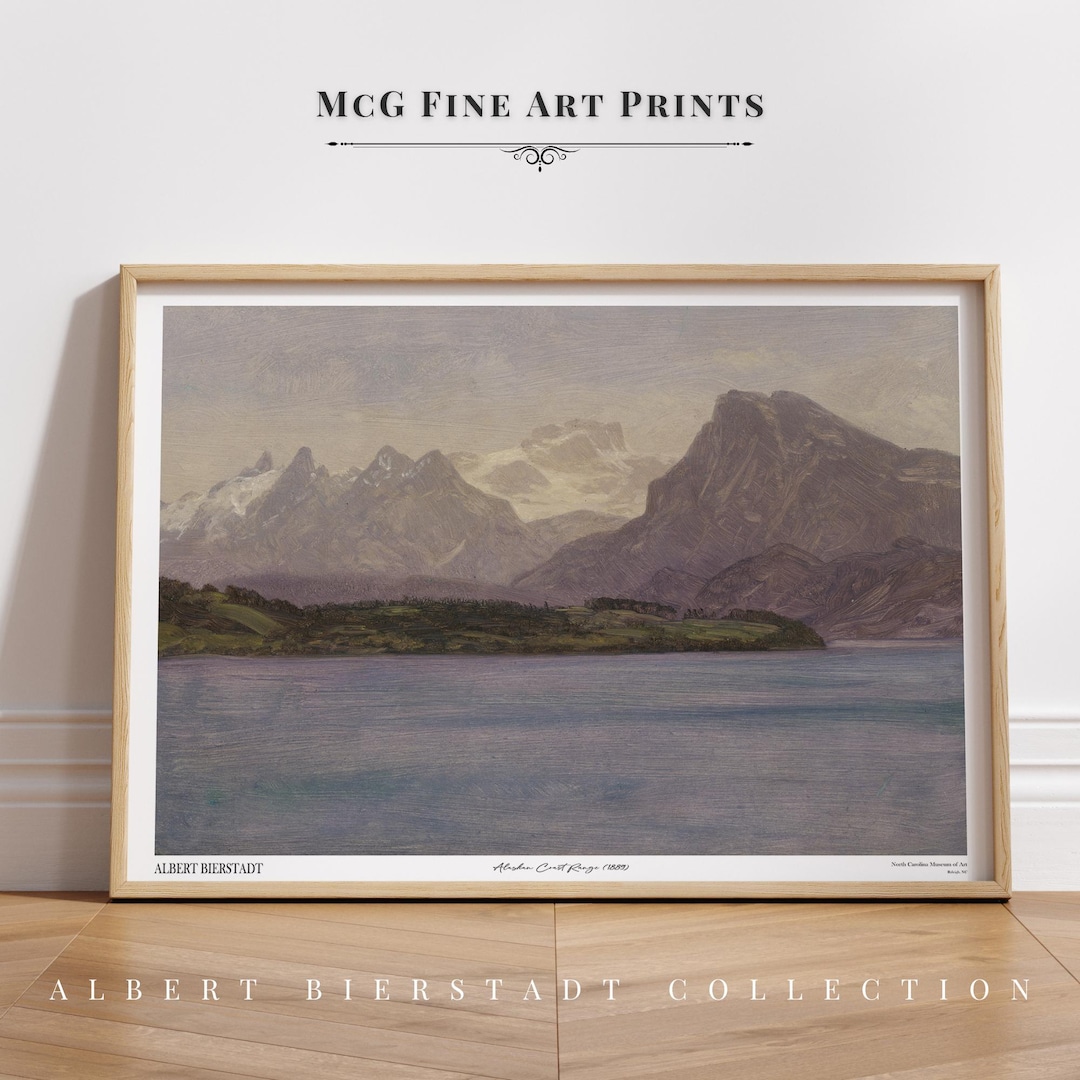 Alaskan Coast Range Gallery Wall Art Maritime Print Vintage Nautical ...