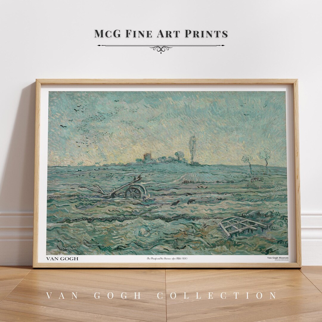 The Plough and the Harrow Gallery Wall Art Print Vintage Rustic ...