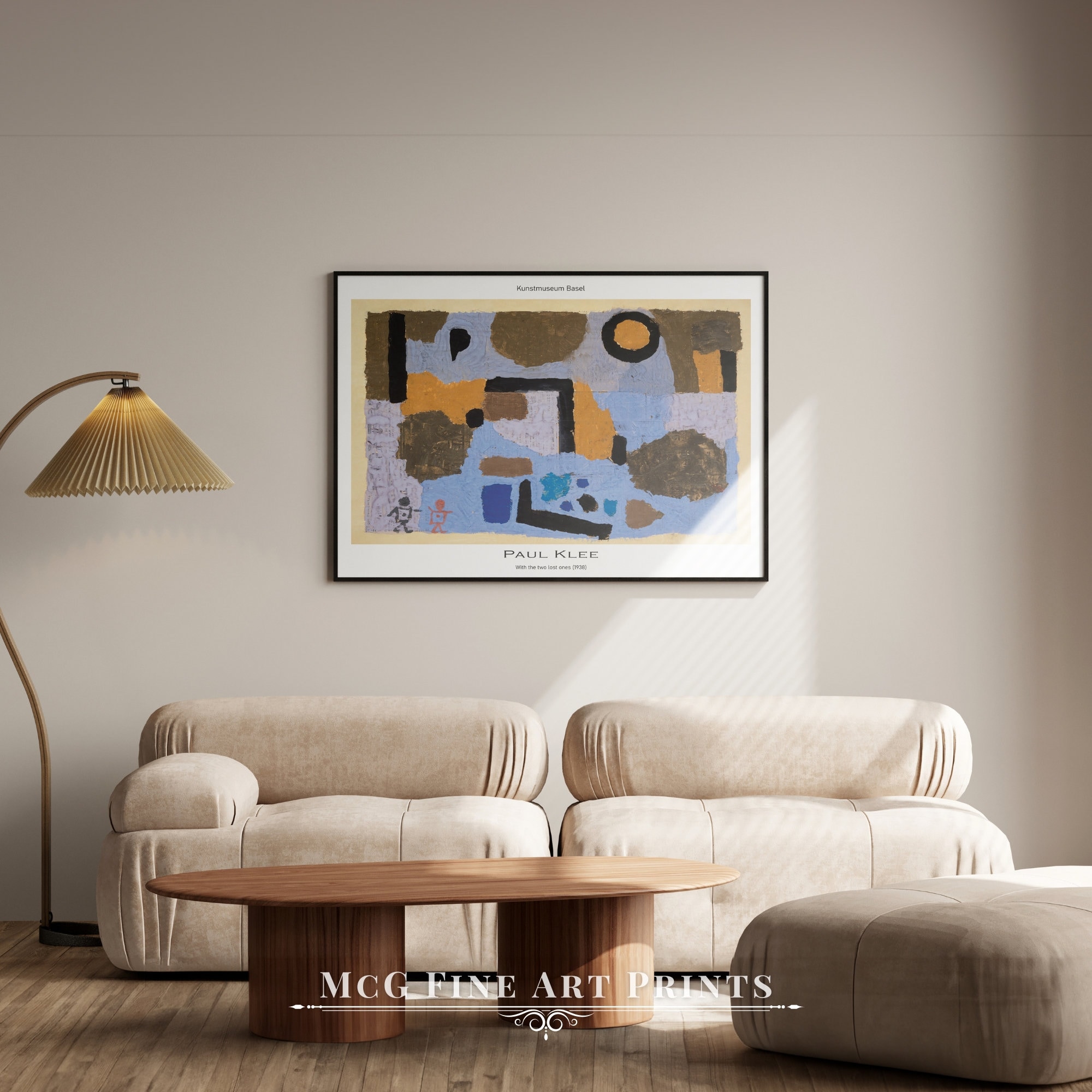 With the Two Lost Ones Paul Klee Print Modern Minimalist Gallery Wall ...