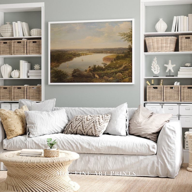 The Hudson River Valley New York Gallery Wall Art Print Vintage ...
