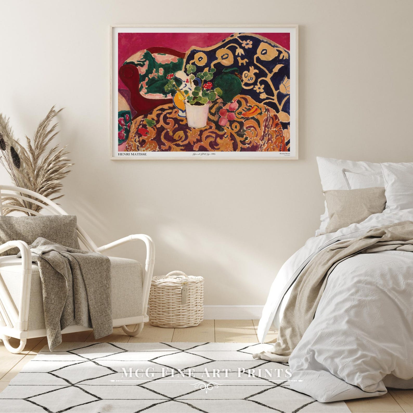 Spanish Still Life Matisse Gallery Wall Art Flower Print Vintage ...