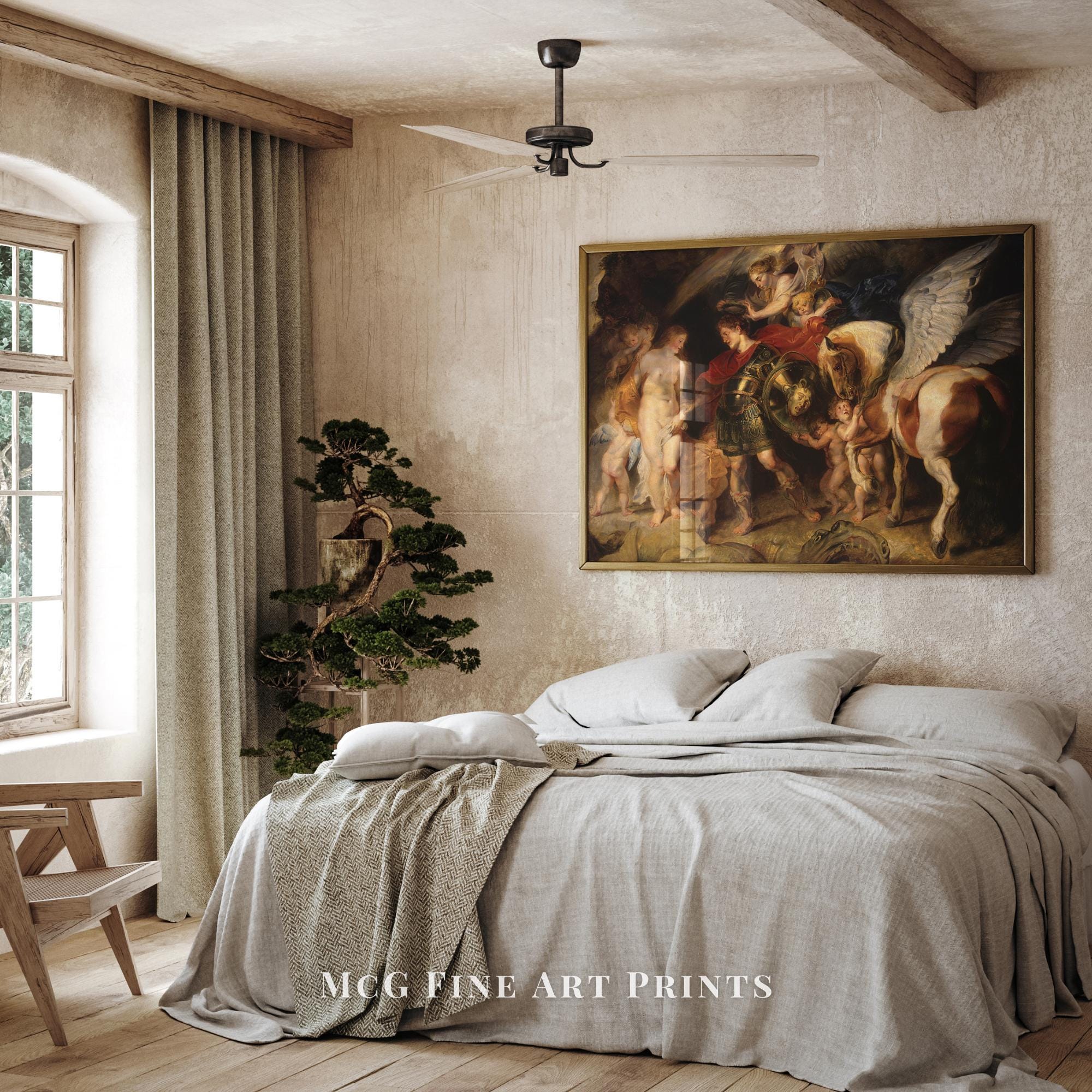 Perseus and Andromeda Gallery Wall Art Print Antique Greek Mythology ...