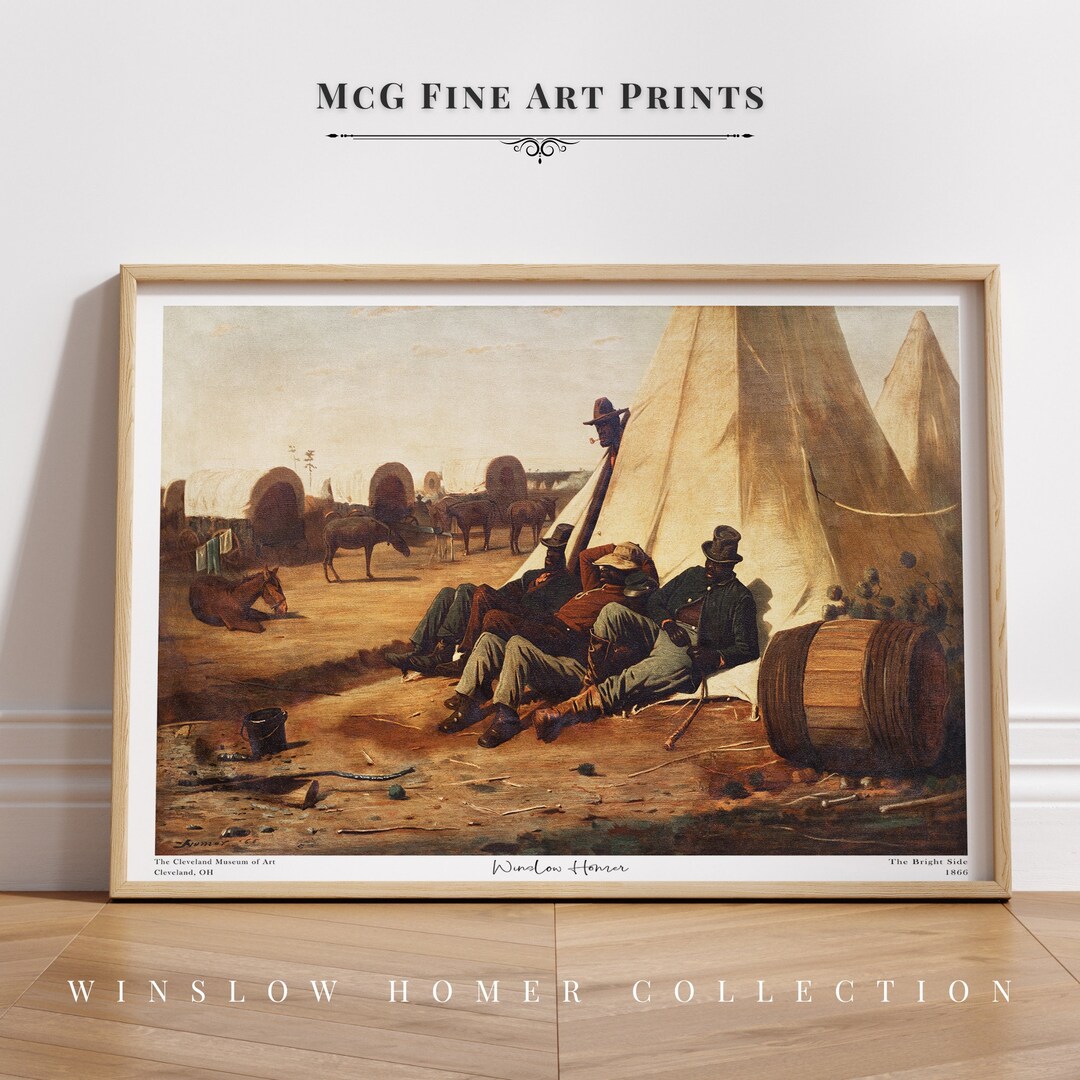 The Bright Side American Civil War Print Black History Oil Painting ...