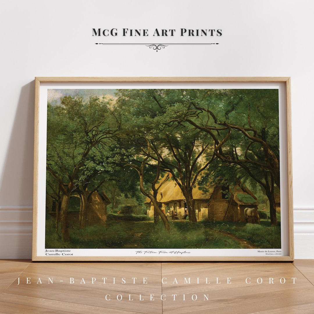 The Toutain Farm at Honfleur Gallery Wall Art Print Vintage Landscape ...