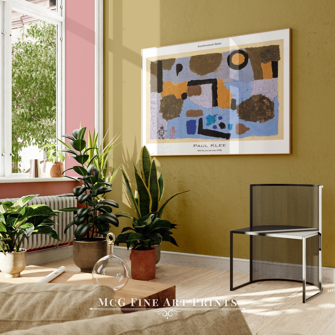 With the Two Lost Ones Paul Klee Print Modern Minimalist Gallery Wall ...