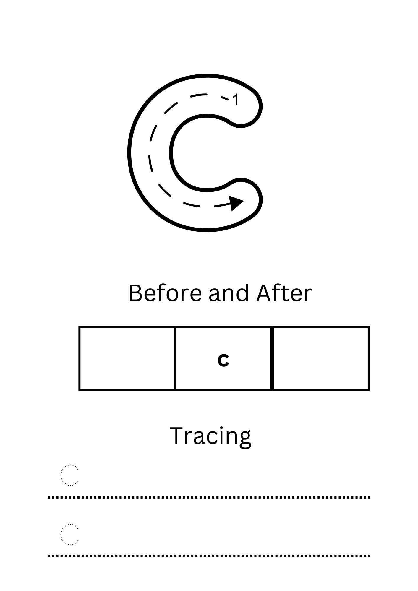 Alphabet Worksheets Printable Tracing Before and Color Homeschool ...